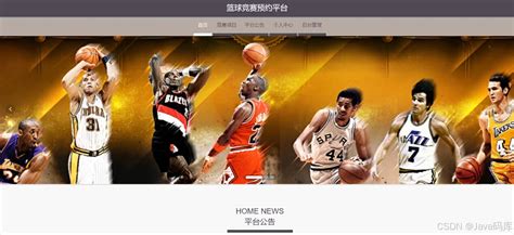【9724】基于springbootvue的篮球竞赛预约平台 Csdn博客