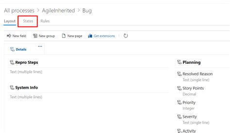 Deleting A State In The Agile Process Template In Azuredevops Azuredevops Guide