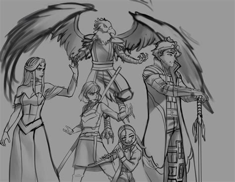 Dnd Commission Wip No Personal Works For A While Im Really Excited