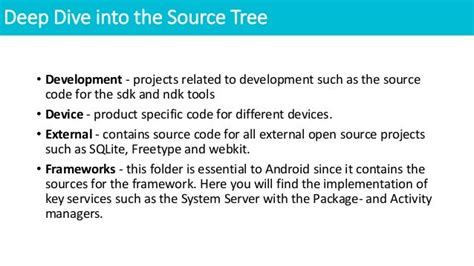deep dive into the aosp