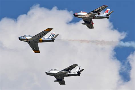 Worlds Oldest Flying Jet Bottom And 2 More Sabres Aviation
