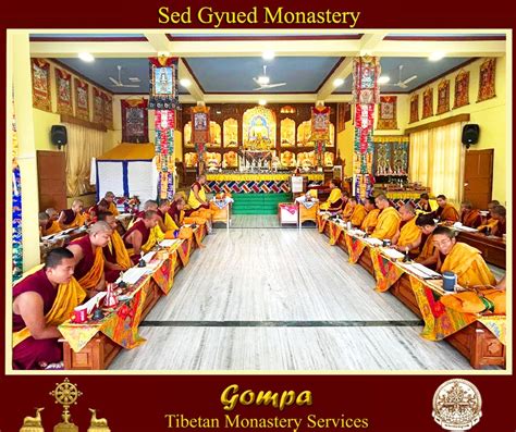 Tibetan Monastery Services 𝐒𝐏𝐄𝐂𝐈𝐀𝐋 𝐄𝐕𝐄𝐍𝐓 𝐀𝐓 𝐒𝐄𝐃 𝐆𝐘𝐔𝐄𝐃 𝐌𝐎𝐍𝐀𝐒𝐓𝐄𝐑𝐘 We