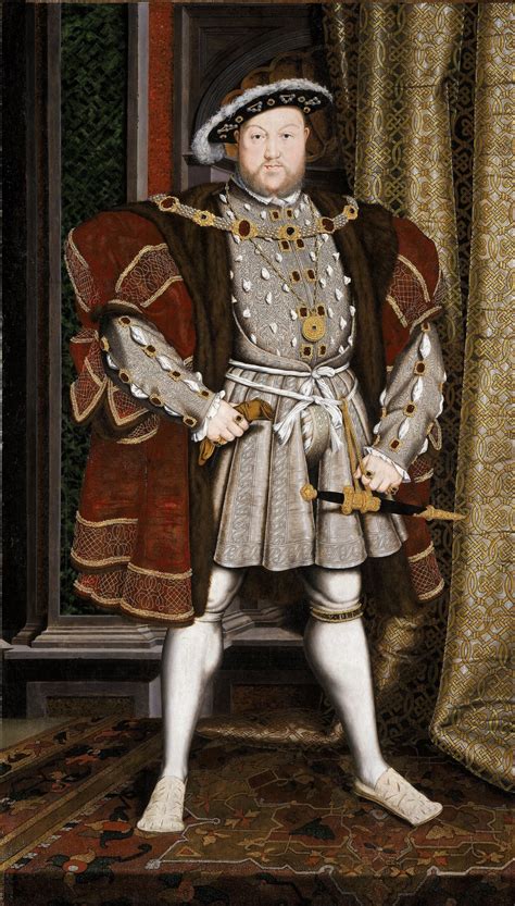 Portrait Of Henry Viii C1537 By Hans Holbein The Younger Artchive