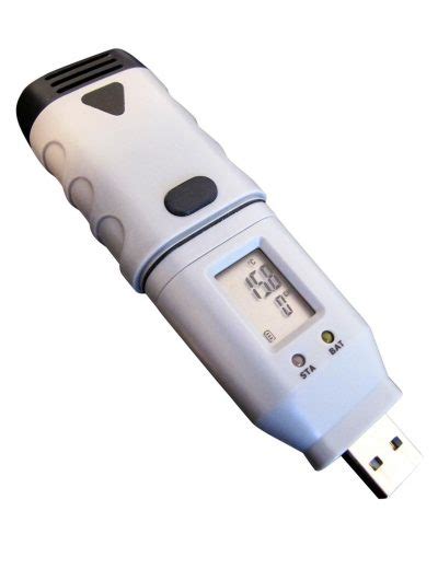 Temperature Data Logger With External Contact Probe Instrument Devices