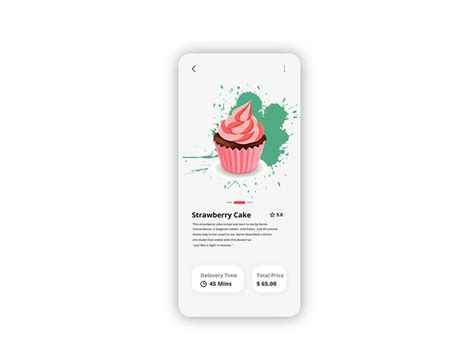 UI UX Design For Cake Mobile App On Behance