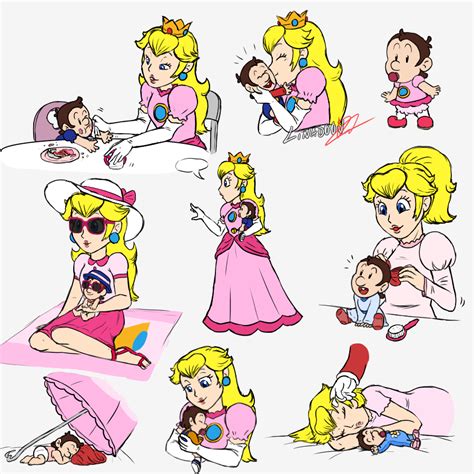 Smb Mother And Daughter Time By Linadoon On Deviantart