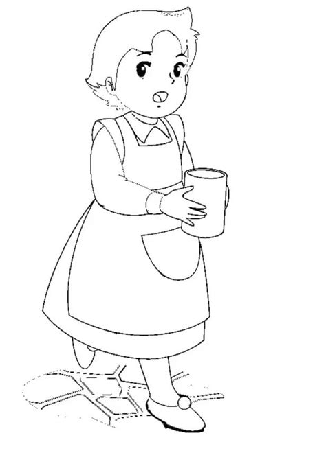 Heidi Is Cute Coloring Page Download Print Or Color Online For Free