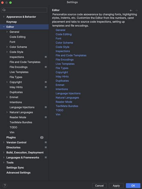 编辑器基础 Webstorm 文档