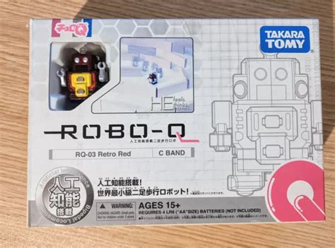 Takara Tomy Robo Q Rq 03 Retro Red C Band Japanese Micro Robot Spares
