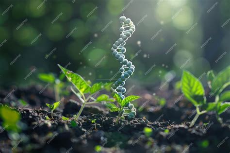 A Dna Double Helix Transforming Into A Genetically Generative Ai Premium Ai Generated Image