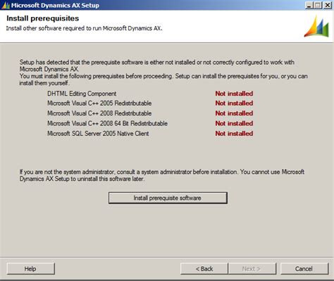 Installing Dynamics Ax 2009 With Sample Data And Developer Tools Carl