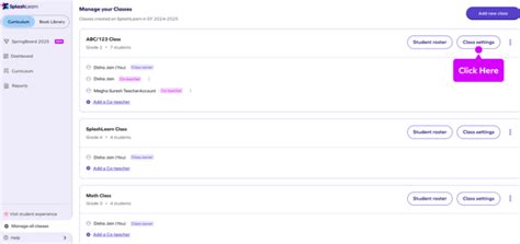 Exploring Class Settings On Splashlearn Customizing Your Classroom Experience Splashlearn