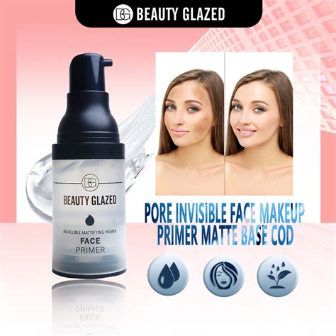 Beauty Glazed Pore Invisible Face Makeup Primer Matte Base Cod Shopee