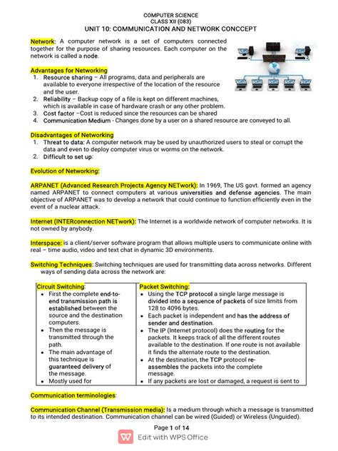 Ch10 Networking Nfr Pdf Data Transmission Computing