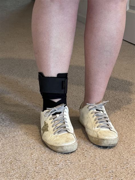 Does My Brace Look Cute With These Sneakers R Cast Fetish