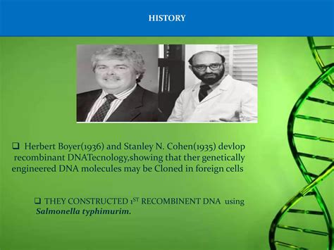 Recombinant Dna Technology Pptx