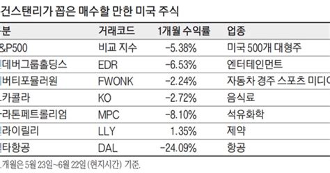 美기업 실적 먹구름 속모건스탠리가 꼽은 버팀목은