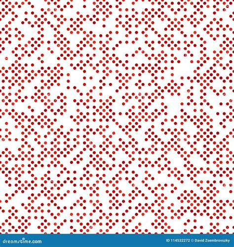 Red Seamless Dot Pattern Background Vector Design Stock Vector Illustration Of Graphic