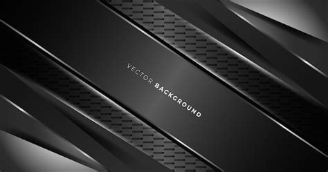Premium Vector Abstract Dark Mettalic Geometric With Carbon Background