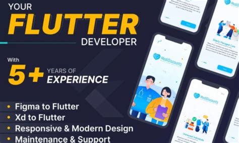 Convert Any Figma Xd Psd Design To Flutter Mobile App Ui By Ethen7