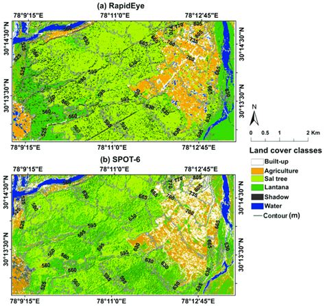 Rf Classification Of A Rapideye And B Spot 6 Multispectral Download Scientific Diagram