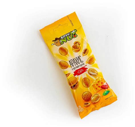 Арахис Хрустnut в корочке СЫР 60 гр купить с доставкой по выгодным ценам в интернет