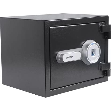 075 Cu Ft Biometric Fireproof Security Safe Black Ax13498 Barska