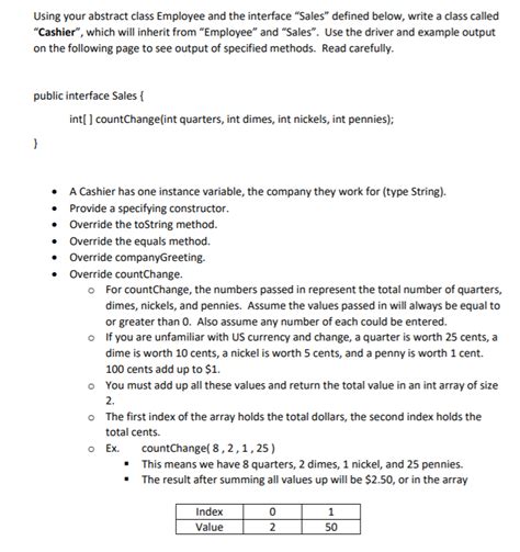 Solved Write An Abstract Class Called Employee • • An