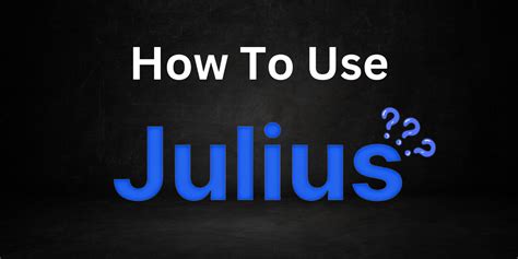 How To Use Julius Ai Analyze Data Like A Pro