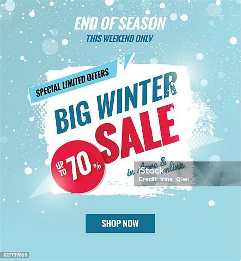 큰 겨울 판매 동적 배너 브러쉬 스트로크가 있는 세일 포스터 겨울에 대한 스톡 벡터 아트 및 기타 이미지 겨울 낮 눈 냉동상태의 물 Istock