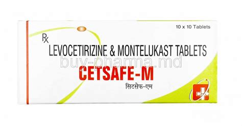 Buy Cetsafe M Levocetirizine Montelukast Cetsafe M Online Buy