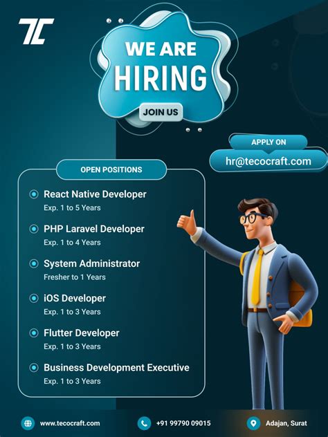 Tecocraft Infusion Pvt Ltd On Linkedin Reactnative Php Laravel Systemadministrator Bde