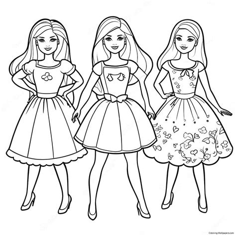 Barbie And Her Sisters Coloring Page 71794 56827