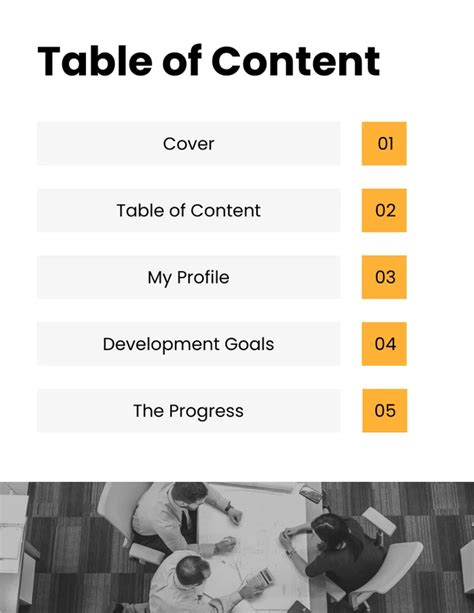Professional Development Plan Template Venngage