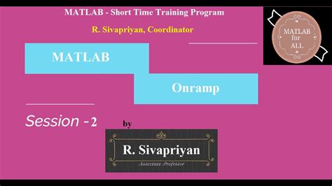 Onramp Matlab