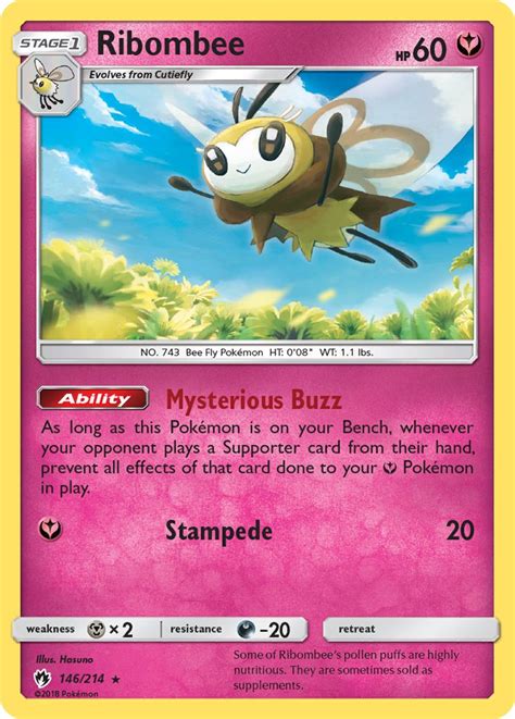 Ribombee Pokemonkaart