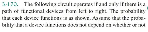 Solved 3 170 The Following Circuit Operates If And Onl