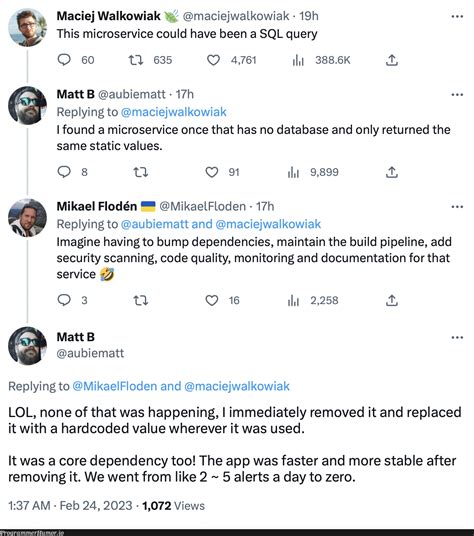 When The Middle Management Wants New Microservices To Appear More Productive ·