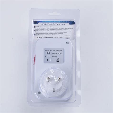 24 Hour Programmable Timer Switch Universal Socket Mechanical Timer 220v 16a Europe Plug Eu Plug