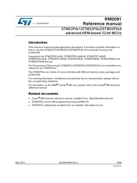 stm32f0 reference manual pdf digital to analog converter analog