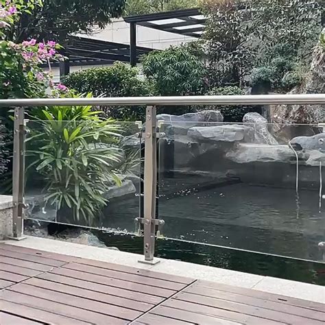 เสาสแตนเลส เสาราวกันตก เสาราวบันได งานไทย สแตนเลสแท้ เกรด304 แถมฝาครอบฟรี ใช้กับกระจก 8 12มิล