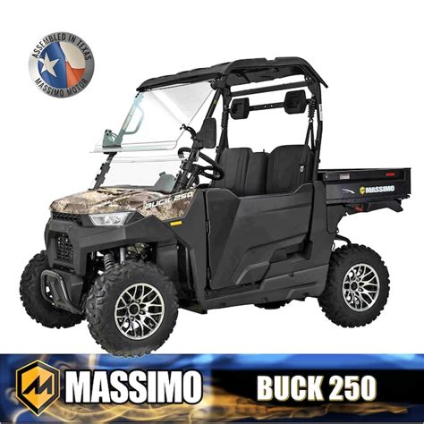 Massimo Buck 250 2wd 177cc Gas Utv Camo In The Utvs And Golf Carts