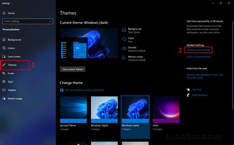 Restore The Old Windows Desktop Icons Windows 11 Avoiderrors
