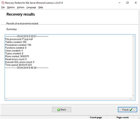 손상된 Ms Sql Server 데이터베이스를 복구하는 방법은