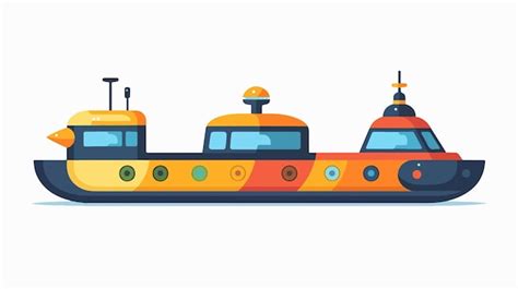 Modern Survey Submarine Icon In Trendy Flat Style Isolated Premium Ai Generated Vector