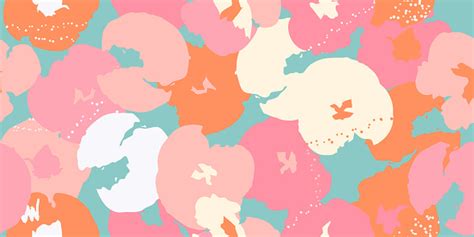 손으로 그린 꽃과 보편적 인 자유형 꽃 원활한 패턴을 그리기 배경 카드 배너 포스터 표지 초대장 직물 헤더 또는 브로셔용 그래픽 디자인 0명에 대한 스톡 벡터 아트 및 기타