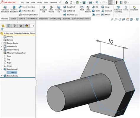 How To Scale A Part In Solidworks Goengineer