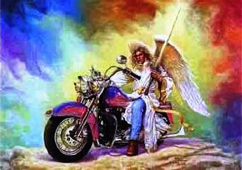 Angel Biker Biker Art Bike Artwork Motorcycle Art