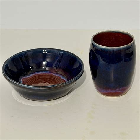 Sapphire Float And Smoky Merlot Over Storm Glazeshare