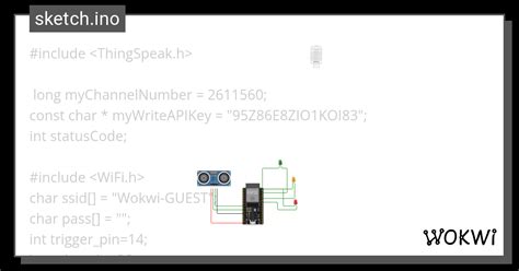 Thinkspeak With Wifi Connection Wokwi Esp32 Stm32 Arduino Simulator